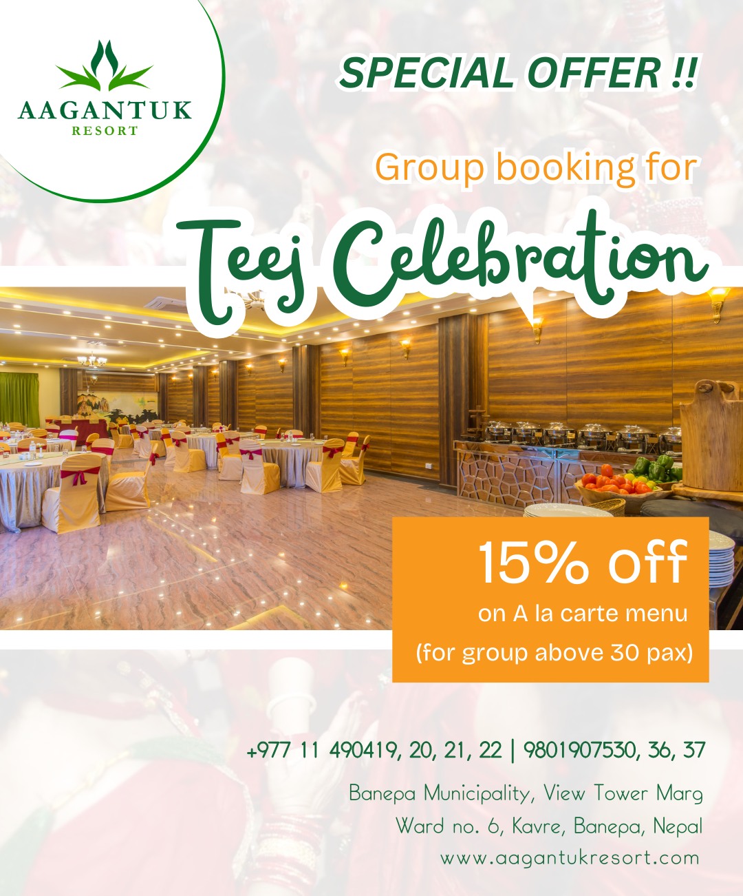 Join us for Teej celebration | Aagantuk Resort - Magical Escape To The ...